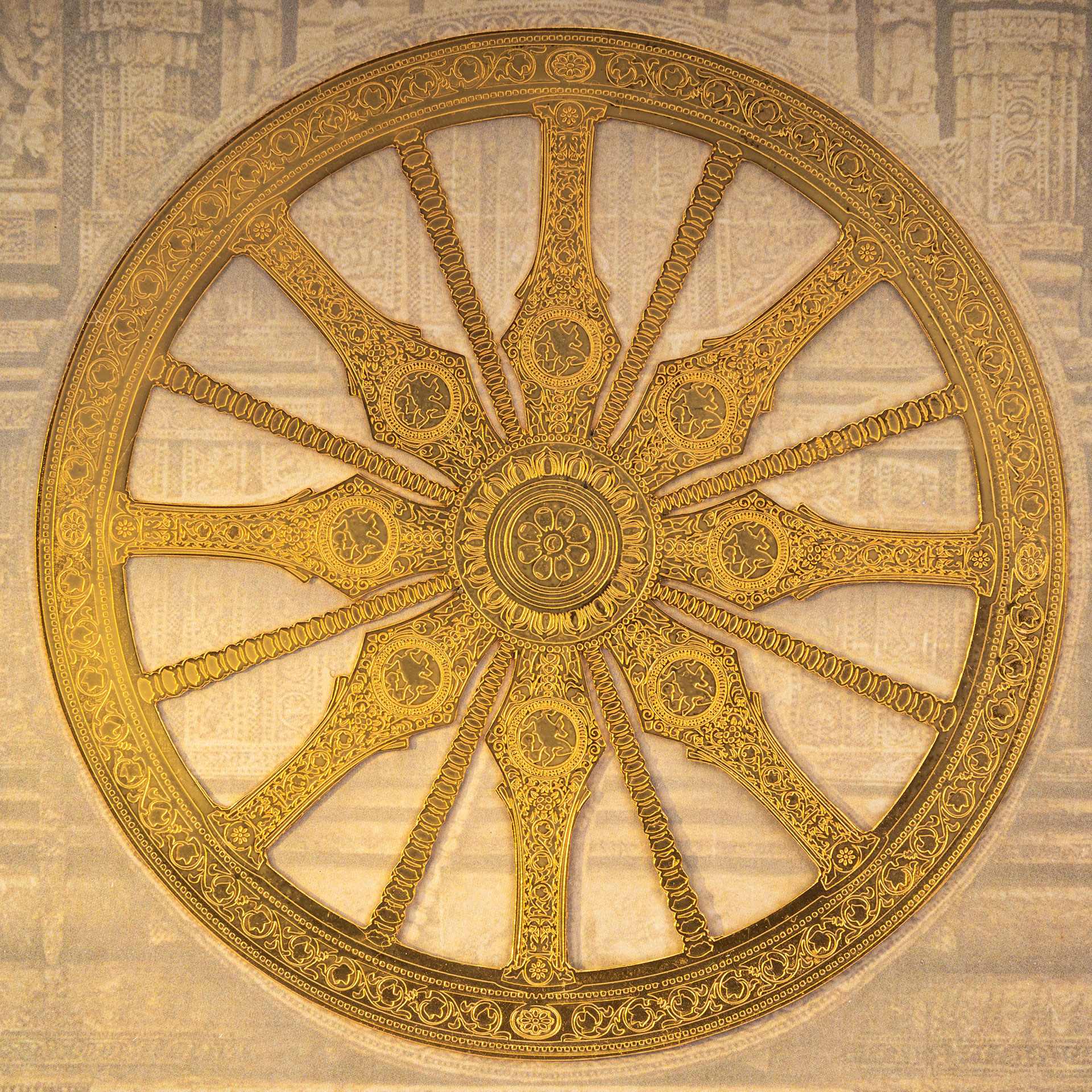 Konark Wheel - Gold plated - iPremium